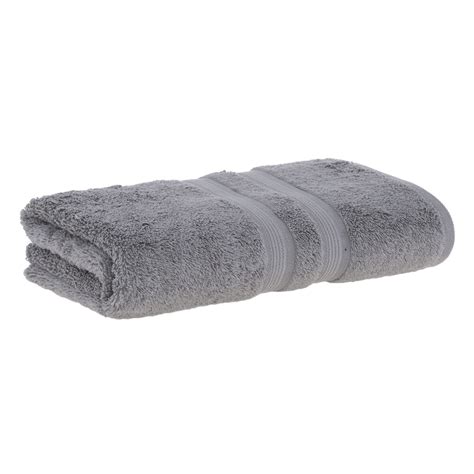 Toalla Super Baño Algodon Gris Egiptian Buddemeyer Divino