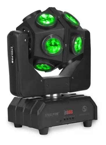 Cabeza Móvil Led Beam 12x15 Steelpro Retroball Rgbw MercadoLibre
