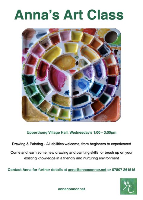Annas Art Class Upperthong Village Hall