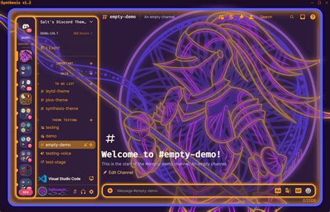 github saltssaumure synthesis discord theme a vibrant neon synthwave discord theme