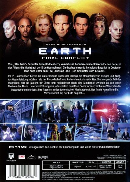 Gene Roddenberrys Earthfinal Conflict Staffel 4 Dvd Box Auf Dvd