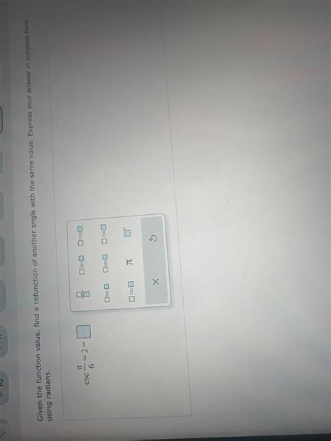 Solved Given The Function Value Find A Cofunction Of Chegg