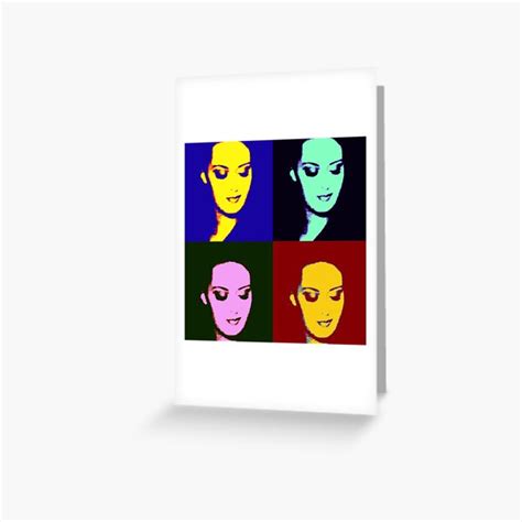 Monica Roccaforte Pop Art Greeting Card By Dave1974 Redbubble