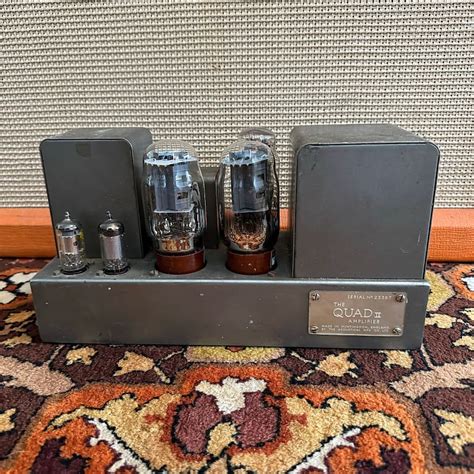 Vintage 1950s 1959 Quad Ii 2 Kt66 Monoblock Hifi Amplifier Reverb
