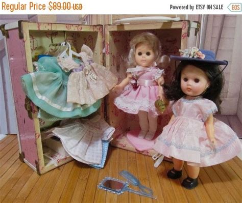 Vintage Two 8 Vogue Ginny Dolls From 1973 And 1986 Lot Etsy Vintage