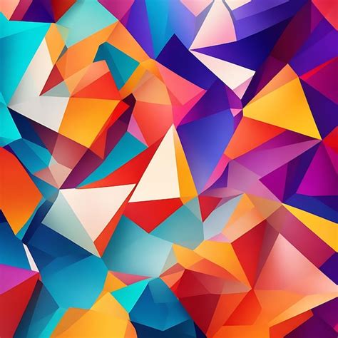 Premium Ai Image Abstract Background For Design Geometric Shapes Generative Ai