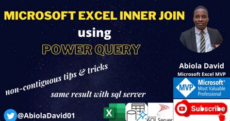 Microsoft Excel Inner Join Using Power Query With Tips And Tricks