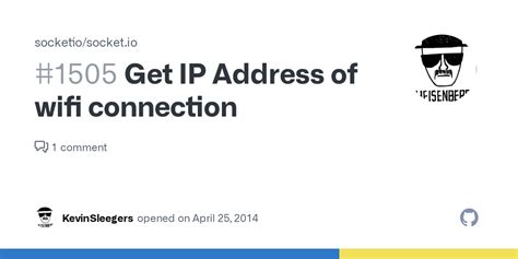 Get Ip Address Of Wifi Connection · Issue 1505 · Socketio