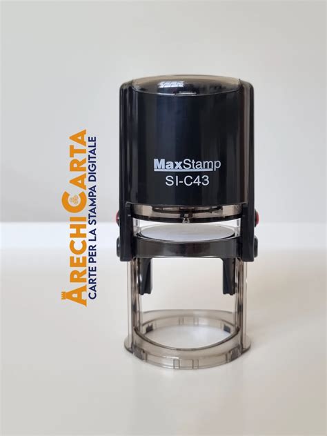 Timbro Maxstamp Si C43 Circolare Diametro 43 Mm