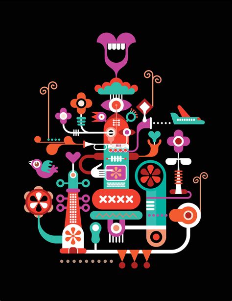 Abstract Art Design Vector Illustration 10920134 Vector Art At Vecteezy