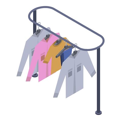 Premium Vector Stand Hanger Clothes Icon Isometric Of Stand Hanger Clothes Vector Icon For Web