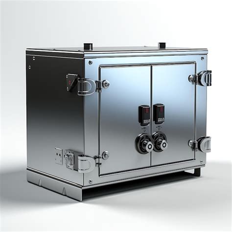 Premium Ai Image Box Of Many Material Industrial Control Box Wall