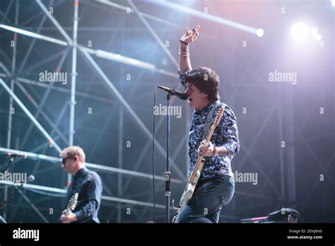 Johnny Marr The Guitarist Of The Band The Smiths Performs Live