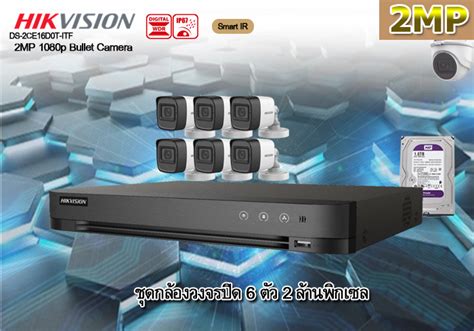 กลองวงจรปด Hikvision DS 2CE16D0T ITF กลองวงจรปด 2MP กลองวงจรปด