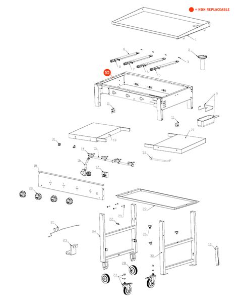 Replacement Grill Parts For Megamaster 720 0786f
