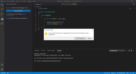 Net Why Can T I Debug C Code In Visual Studio Code Despite