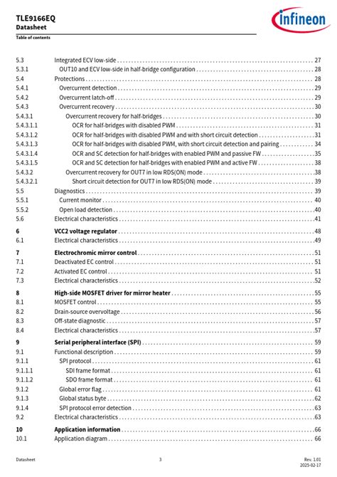 Tle9166eq Half Bridges And High Side Switches Infineon