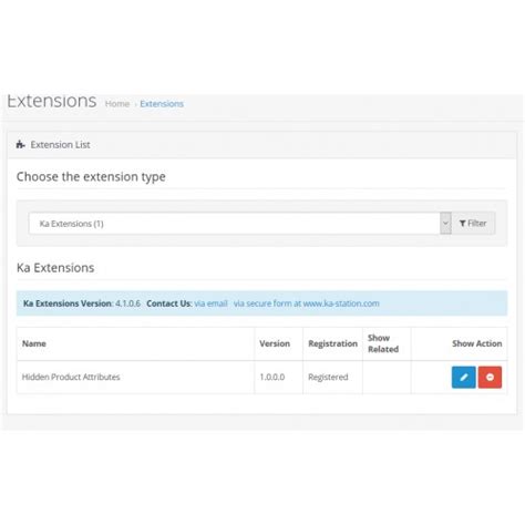 OpenCart Hidden Product Attributes Opencart 3