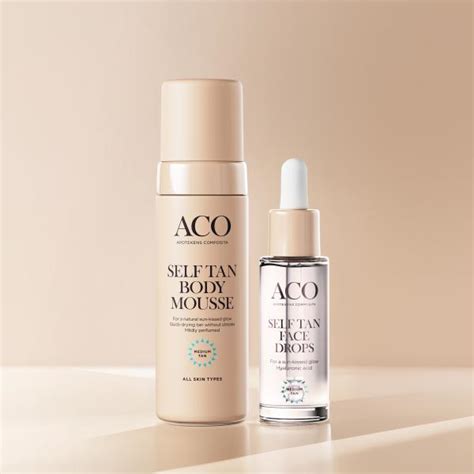 Aco Self Tanning Mousse Aco Self Tanning Drops Ihopalvelu Shop