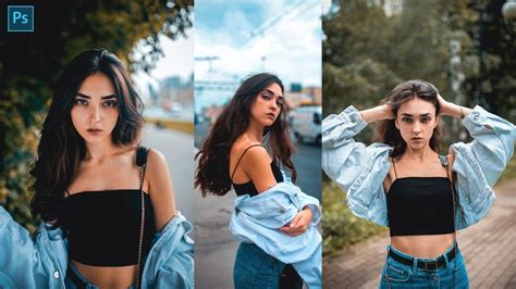 Orange And Teal Color Grading Photoshop Tutorial Easy Youtube