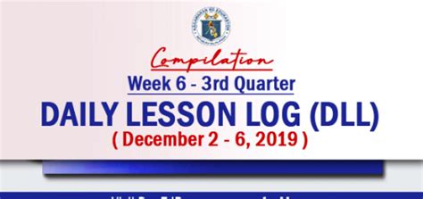 Grade 3 Daily Lesson Log 2nd Quarter DLL SY 2022 2023