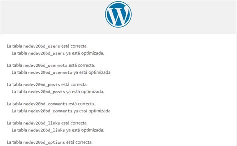 Reparar Y Optimizar Base De Datos Wordpress Sin Usar Plugins NeoTuto