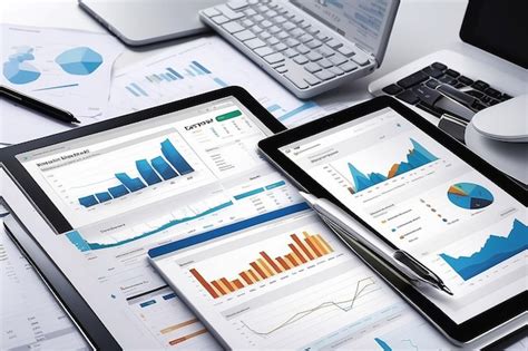 Conceptual Business Dashboard For Financial Data Analysis Premium Ai