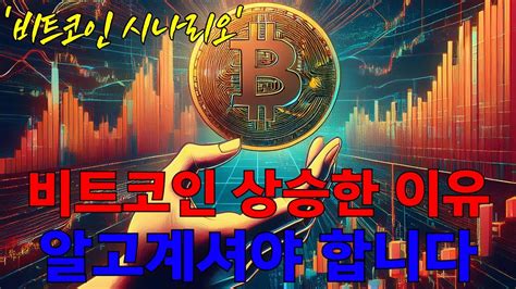 비트코인 상승한 이유 알고계셔야 합니다 Youtube