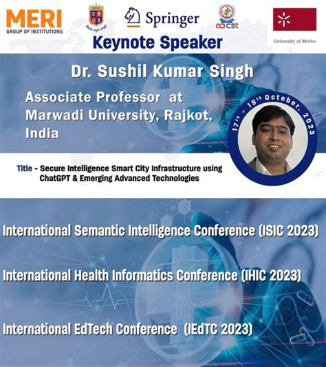 Dr Sushil Kumar Singh On Linkedin Keynote Lecture On Secure