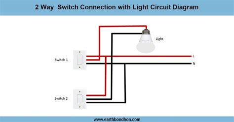 Two Way Switch Connection Earth Bondhon
