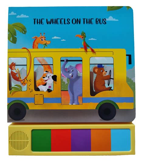 All Aboard For A Fun Ride With The Wheels On The Bus Sound Book