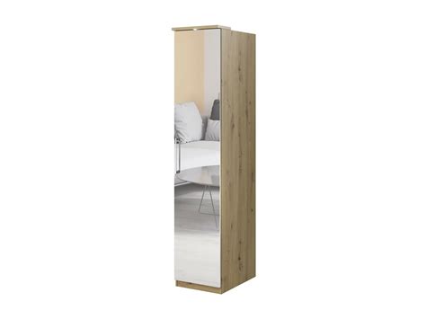 Armoire 1 Porte Avec Miroir Pour Dressing Collection MODULO Coloris