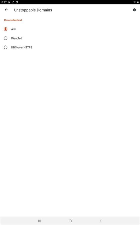 Support Unstoppable Domains And Ens On Android Via Doh Issue