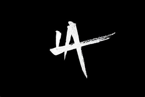 La Typography Lettering Underarmor Logo Under Armor Logo Design