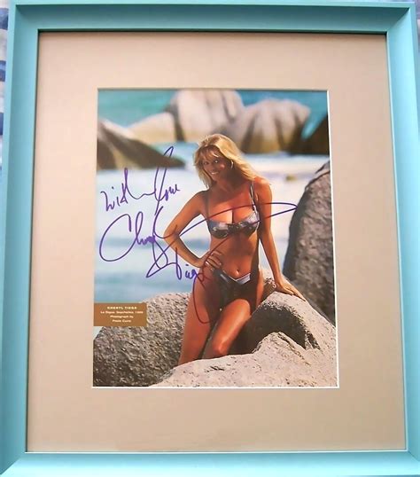 Cheryl Tiegs Signed With Love Sports Illustrated Si Swimsuit Photo