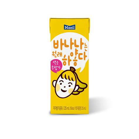 바나나는 원래 하얗다 235ml X 24팩 티몬