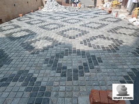 Grey Granite Cobblestone Flooring At ₹ 76 Sq Ft In Bengaluru Id