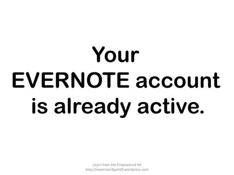 How To Use Evernote Ppt