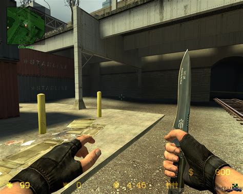 Sleekscratchedknife Knife Counter Strike Source Weapon Models