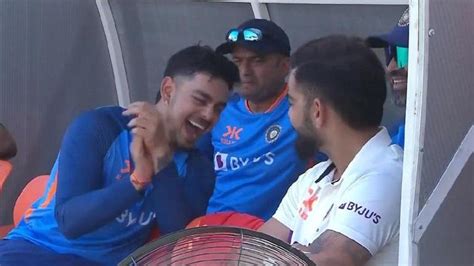 Virat Kohli Makes Ishan Kishan Laugh Uncontrollably Fans Try To