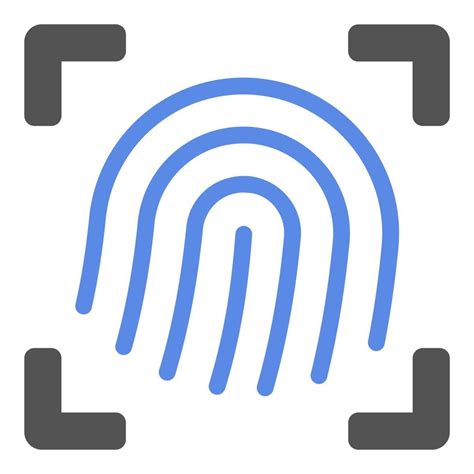Biometrics Vector Icon Style 22405578 Vector Art At Vecteezy