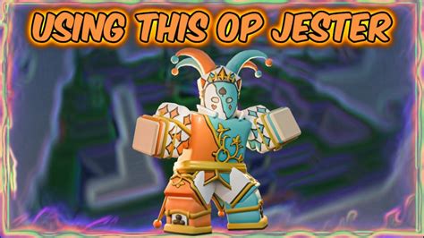 Using This Op Jester Kit Inside Of Roblox Bedwars Youtube