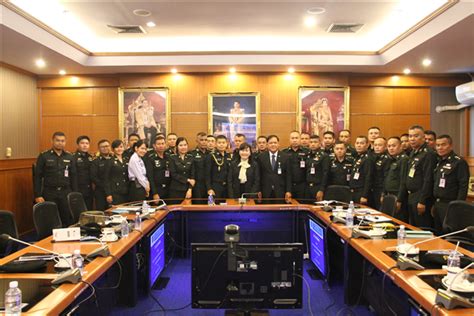 โรงเรียนข่าวทหารบก เข้าศึกษาดูงานที่กรมสอบสวนคดีพิเศษ กรมสอบสวนคดีพิเศษ กระทรวงยุติธรรม