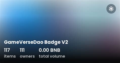 gameversedao badge v2 collection opensea