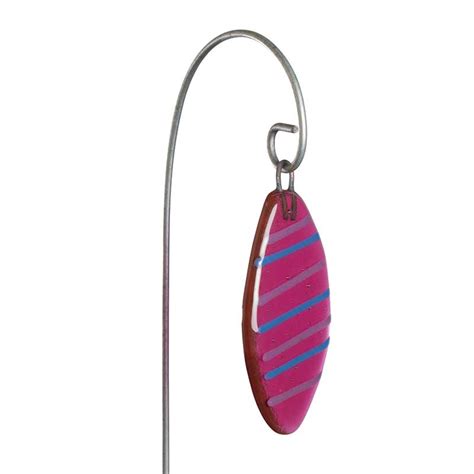 Hanging Raspberry Stripe Stem Hayhoe Designs