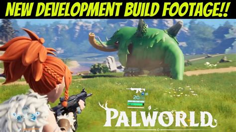 NEW Development Build Footage Palworld YouTube