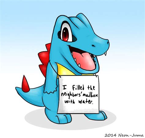 Pokeshaming Totodile By Neon Juma On Deviantart Pokemon Comics
