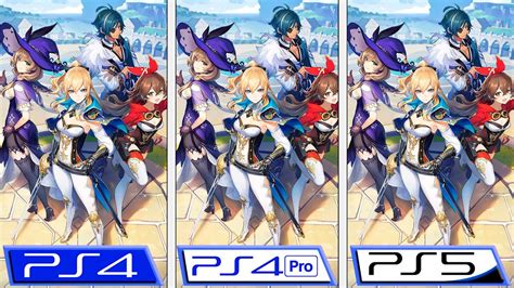 Genshin Impact Ps5 Ps4 Ps4 Pro Graphics Fps Comparison Atelier Yuwaciaojp