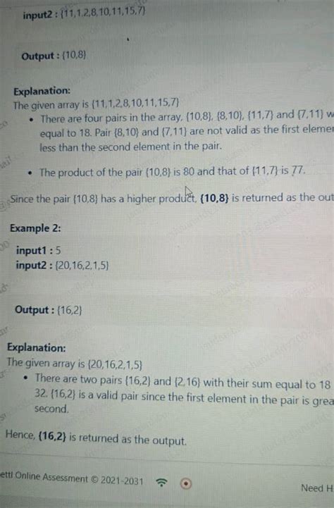Input2 111281011157 Output 108 Explanation StudyX