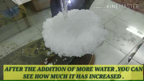 Magical Experiment With Sodium Polyacrylate 💡💡 Youtube